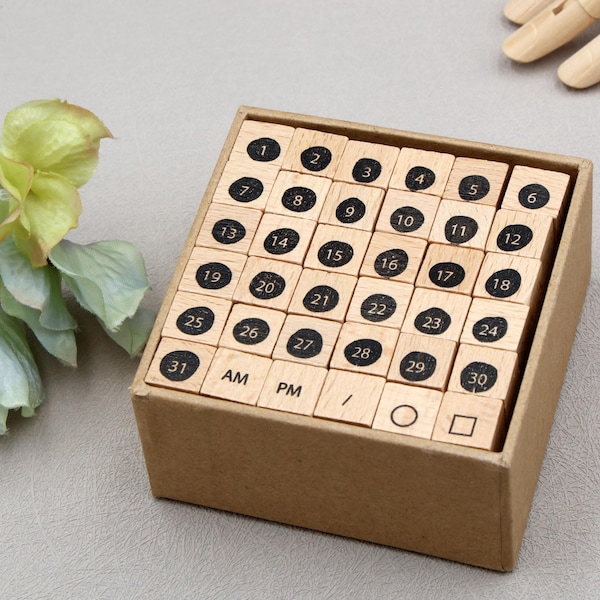 Number Stamps - Etsy
