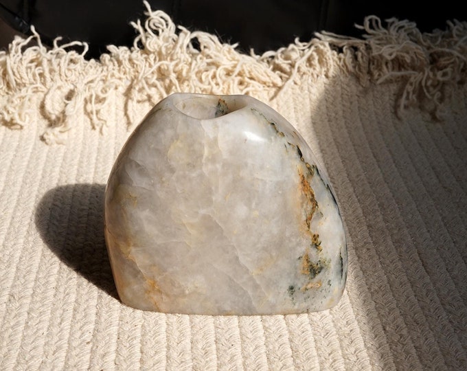 White Stone Vase , 4kg, Natural Stone ,handmade Stone Art Work ...