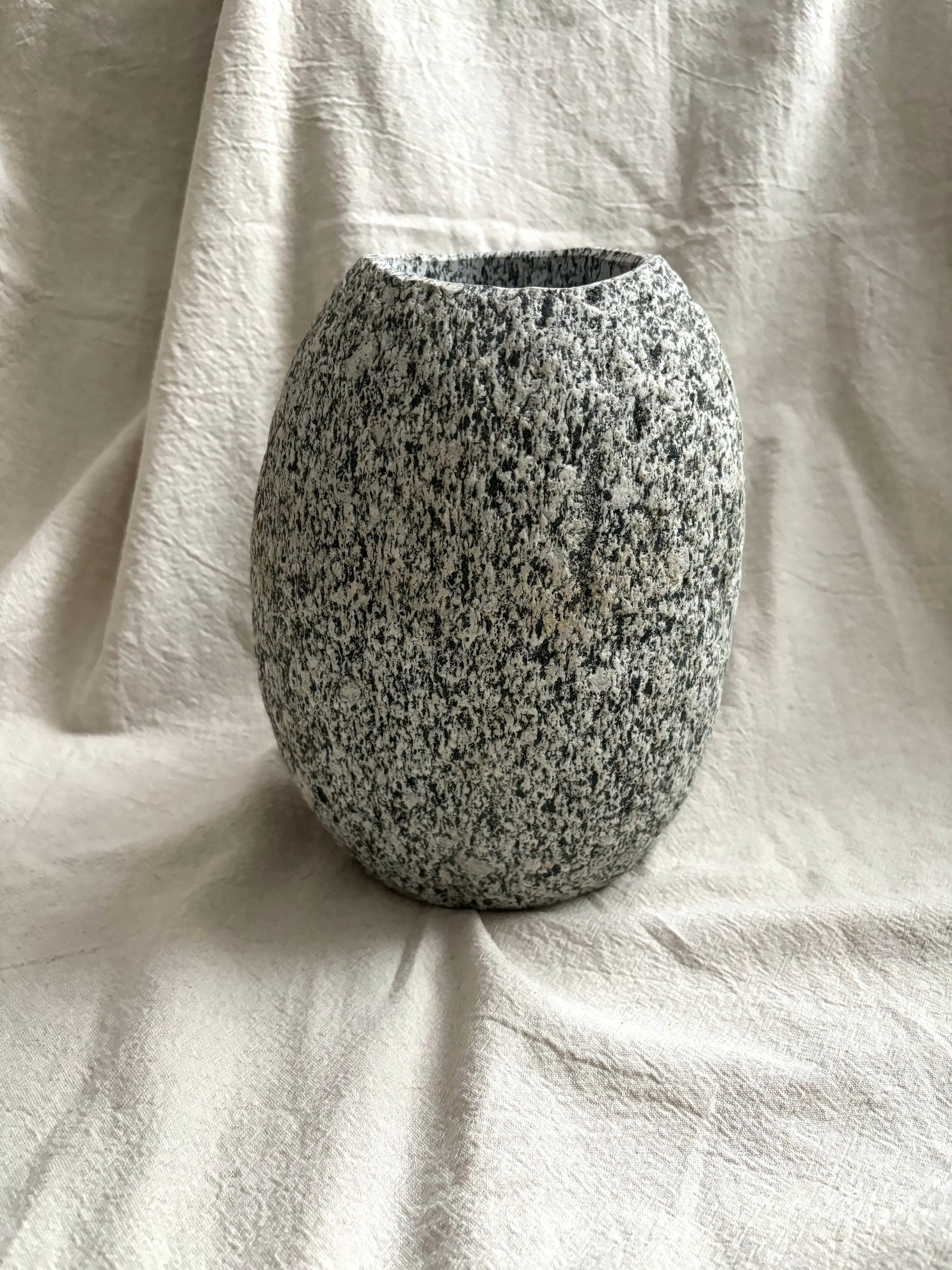 Large River Stone Vase 6.6KG Natural Snow Stone Vase - Etsy