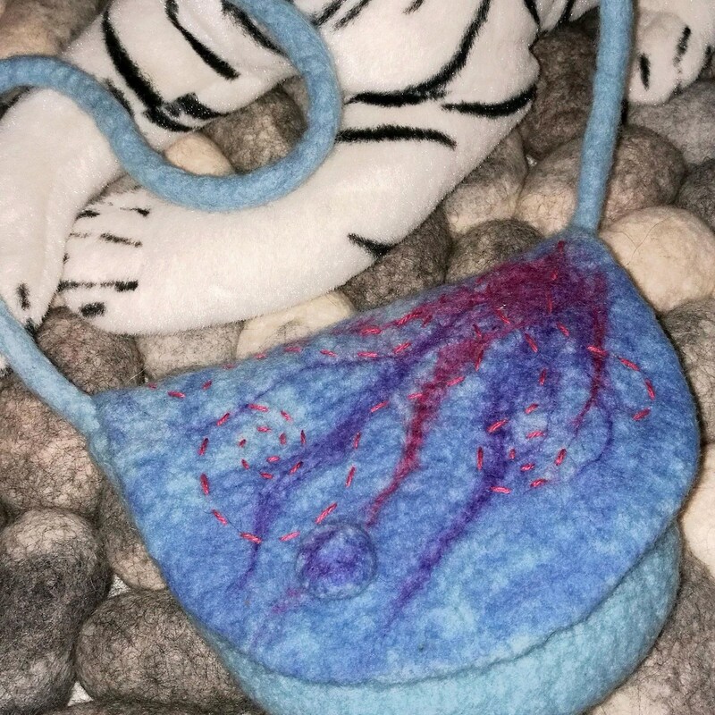 Wet Felted Purse - Etsy