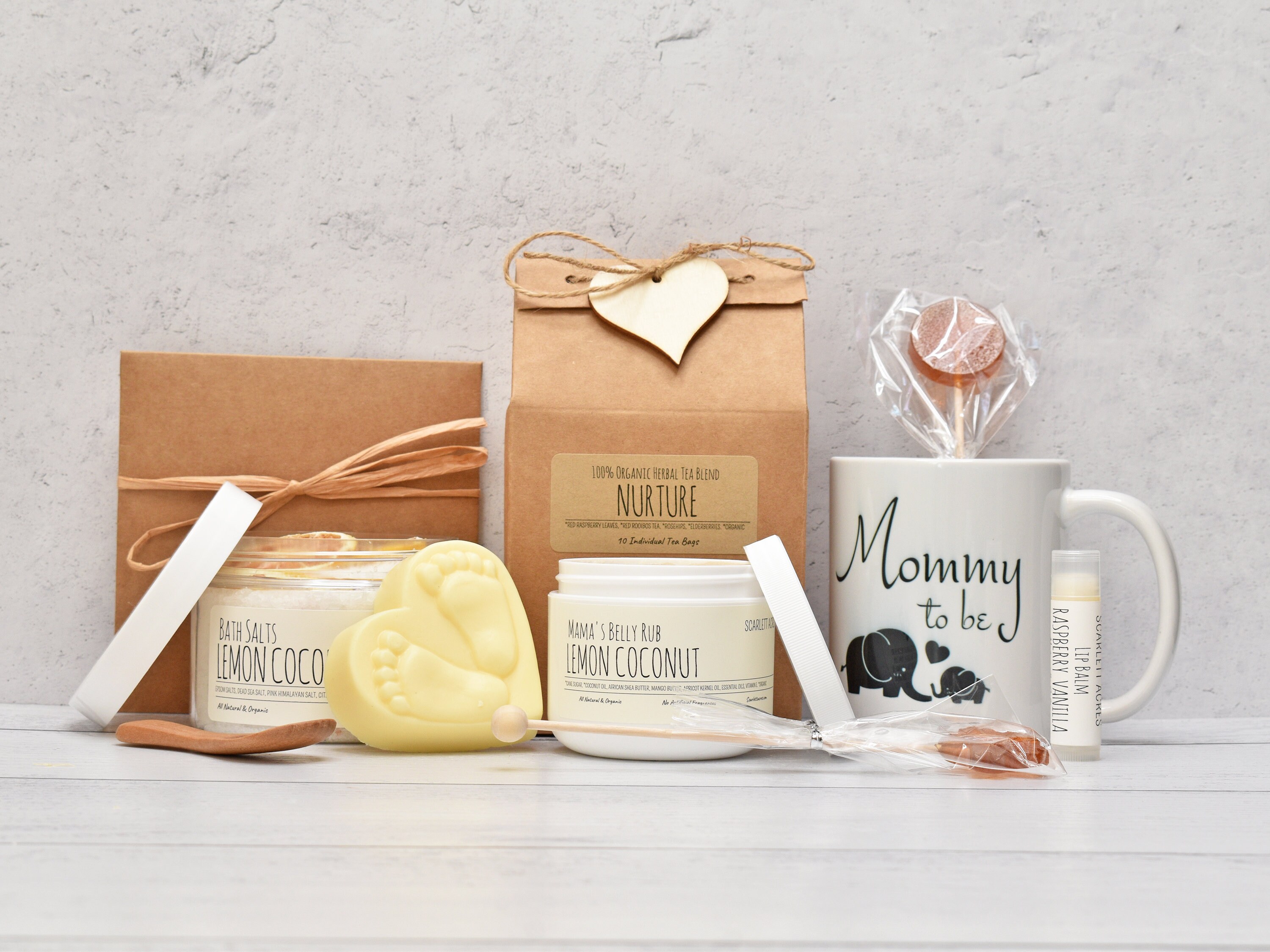 Pregnancy Gift Basket, New Mom Care Package, Expecting Mom Gift Box ...
