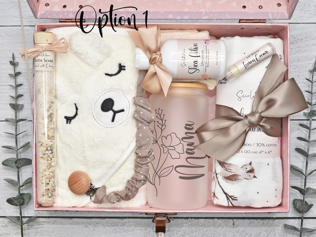 New Mom and Baby Gift Box, Newborn Baby Girl, Baby Boy, New Mom Care ...