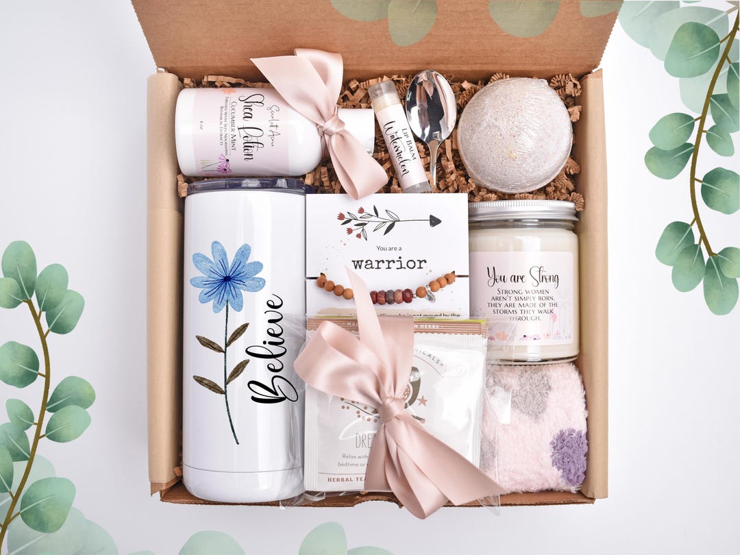 Cancer Care Package, Breast Cancer Gift Basket, Cancer Gifts for Women ...