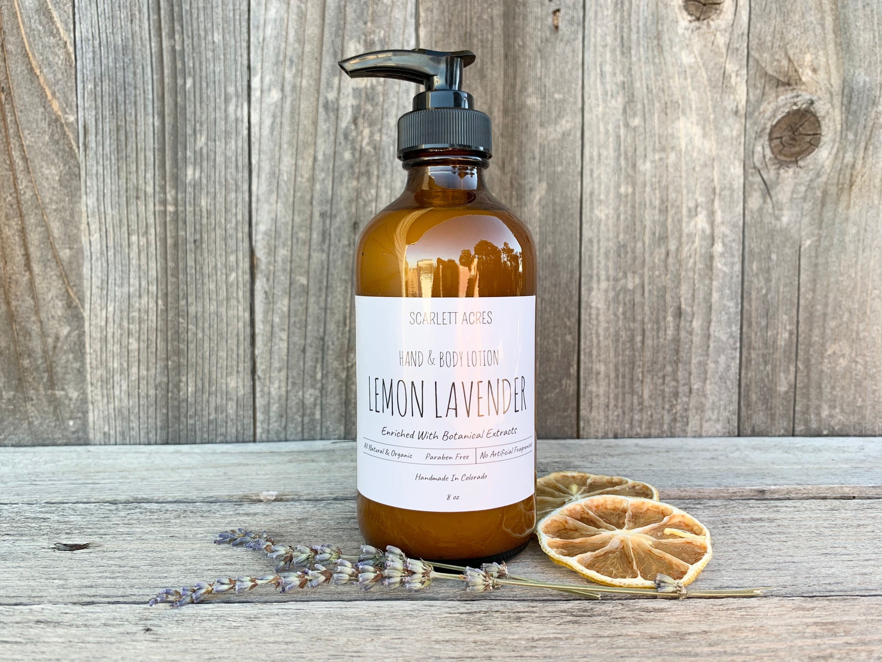 Lemon Lavender Lotion, Hand and Body Lotion, Moisturizing Lotion, Dry ...