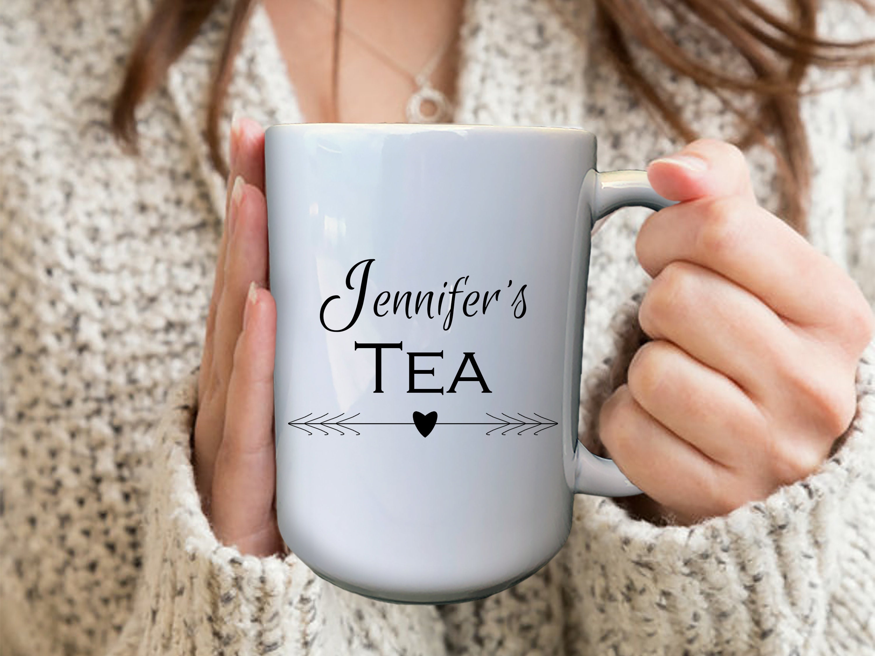 Custom Tea Mug Custom Name Mug Large Tea Mug Tea Lover T