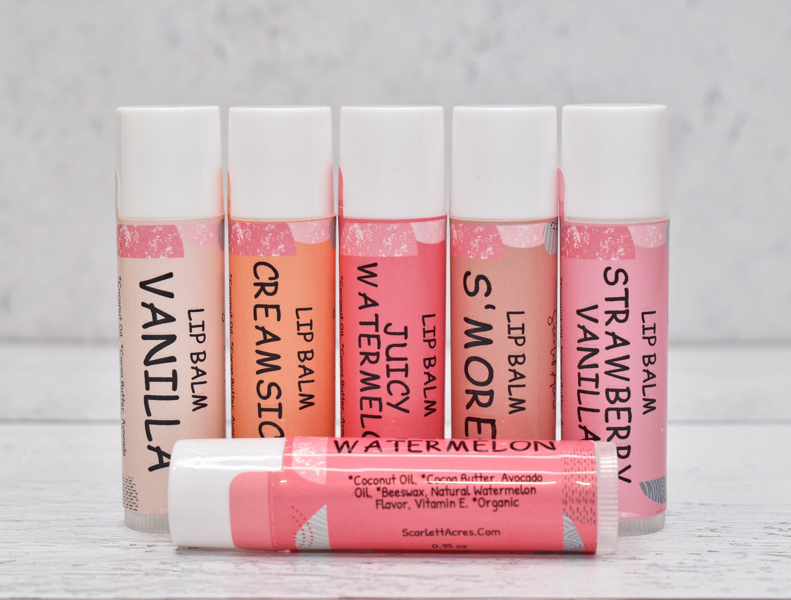 Kids Chapstick, Watermelon Lip Balm, S'mores Lip Balm, Organic Lip Balm ...