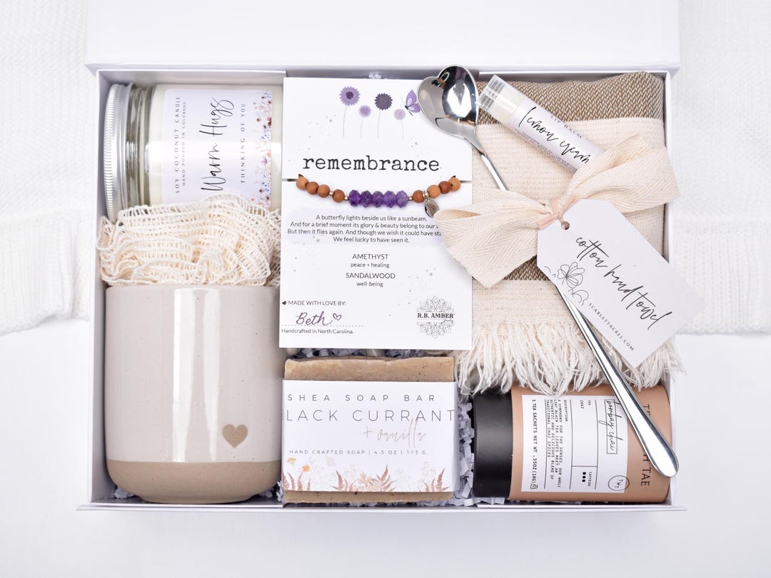 Grief Care Package, Sympathy Gift Box, Gift Basket, Loss of Mother ...