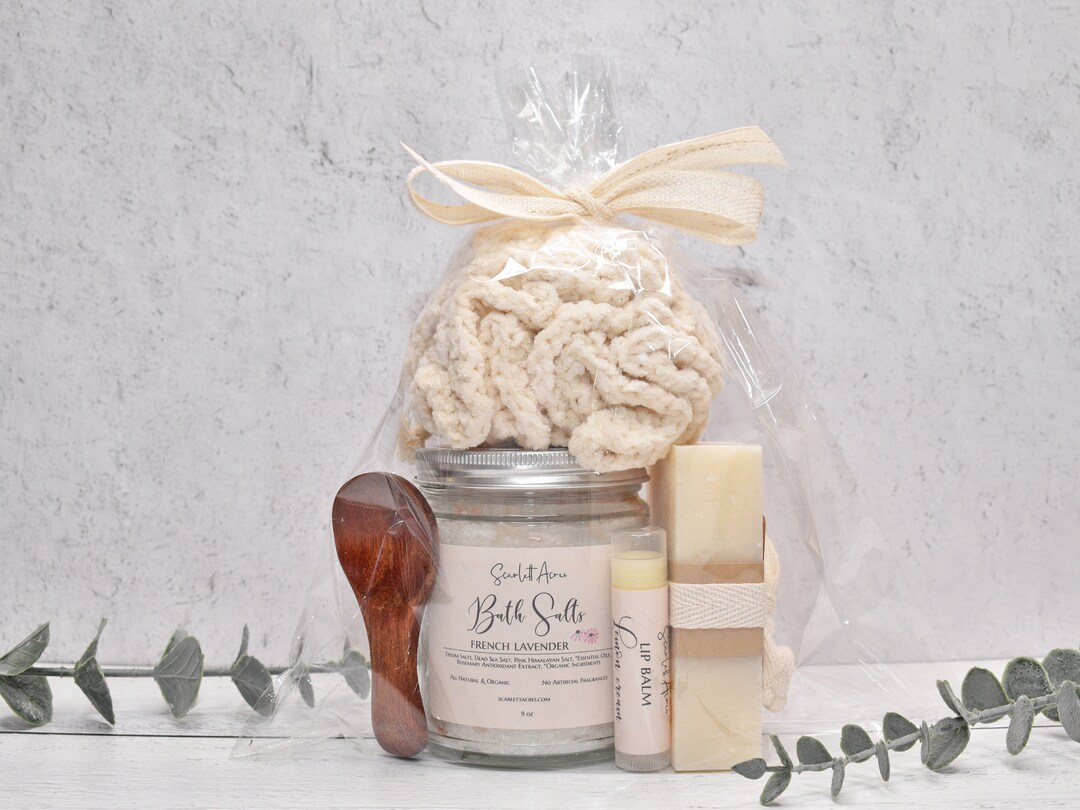 Spa Gift Set for Her, Home Spa Gift Box, Mini Bath Gift Set, Self Care ...
