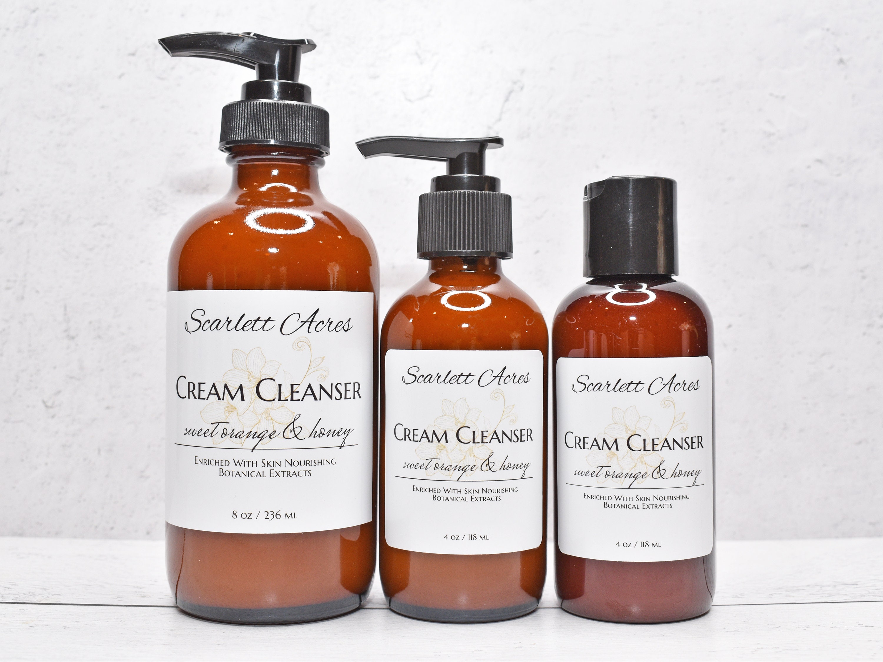 Citrus Honey Cream Cleanser, Orange Cleanser, Facial Cleanser, Organic ...