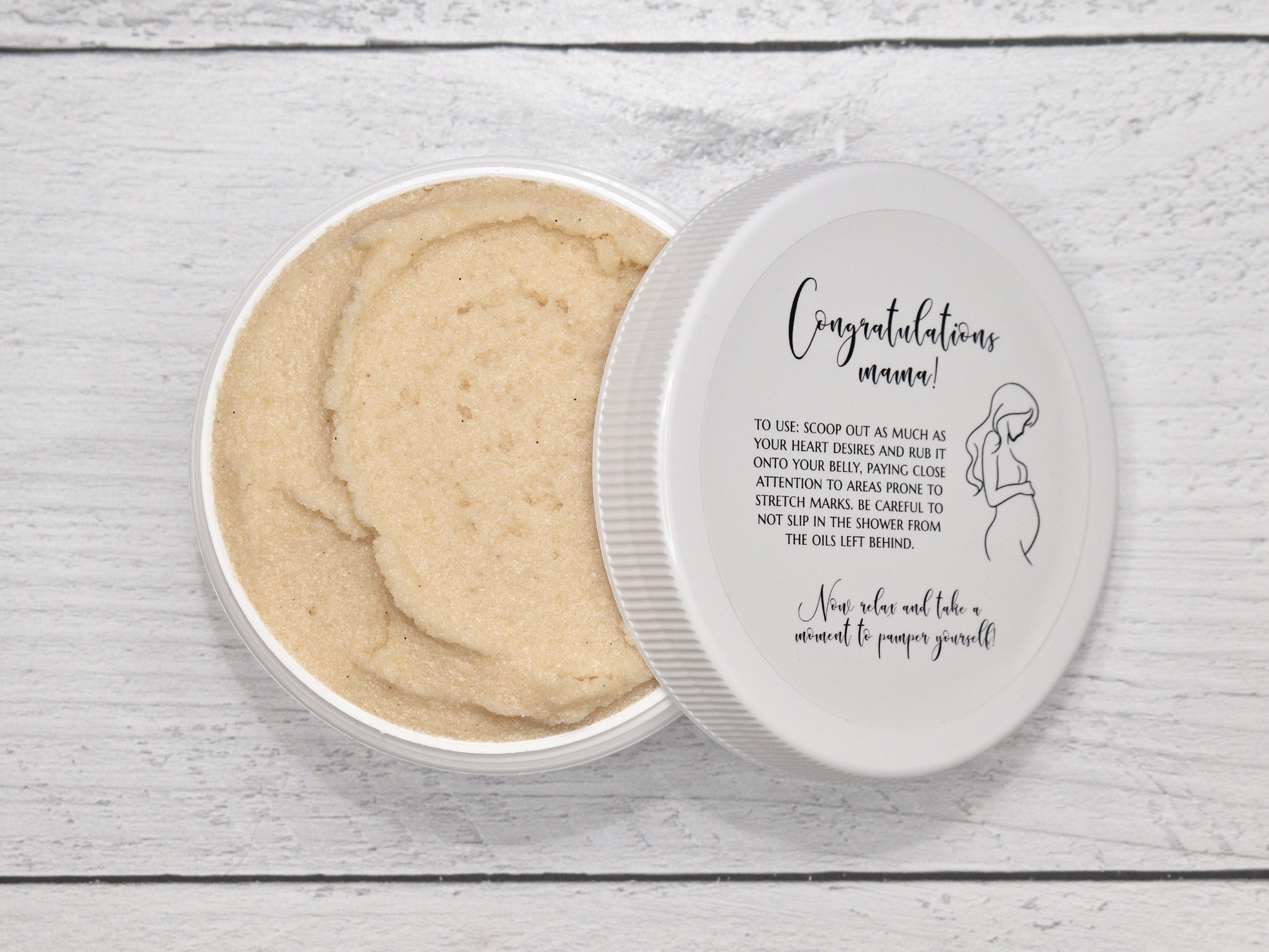 Triple Butter Belly Scrub, Mamas Belly Scrub, Cocoa Butter Scrub ...