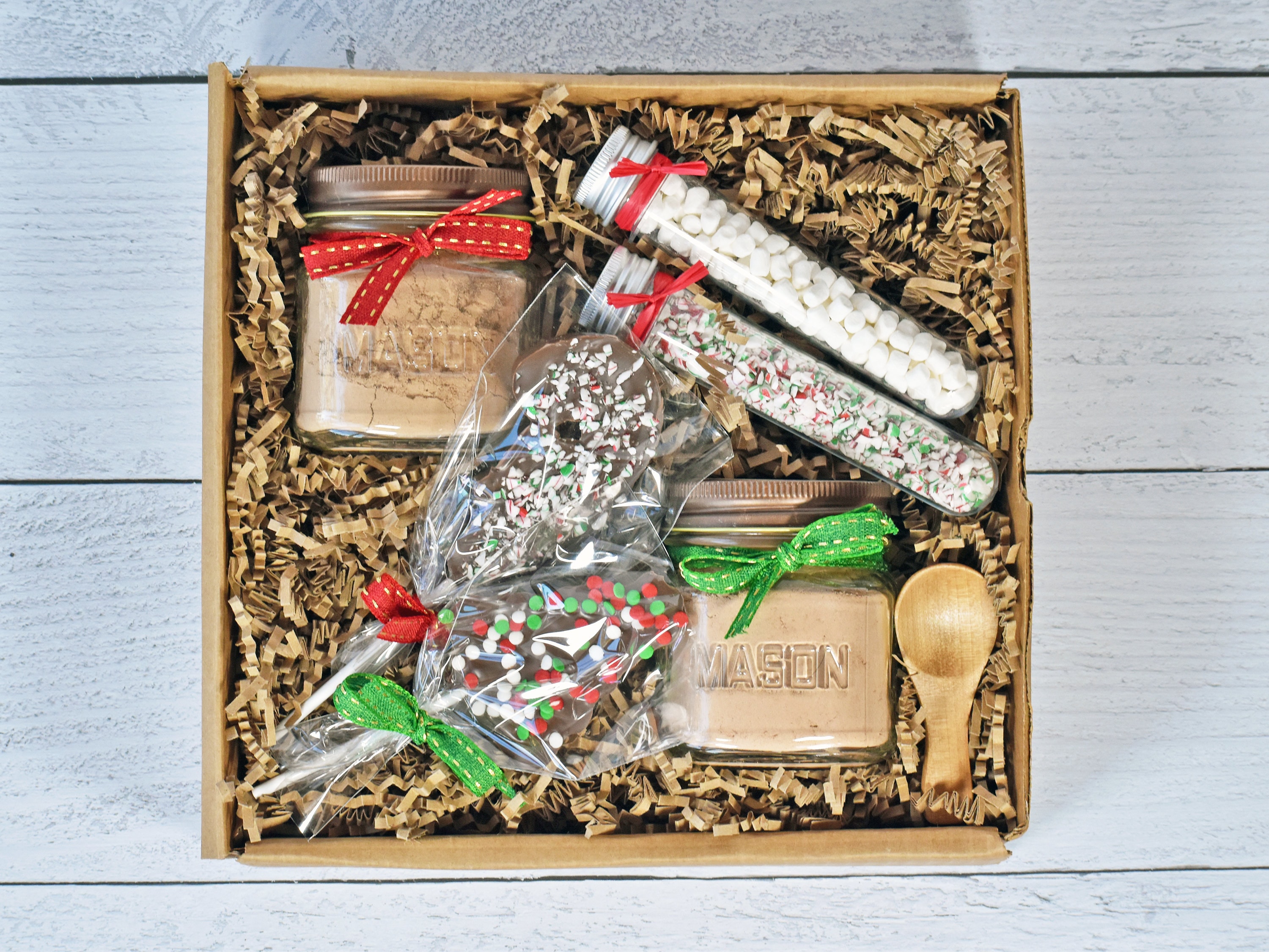 Peppermint Mocha Gift Set, Hot Chocolate Gift Set, Hot Cocoa And Mug ...
