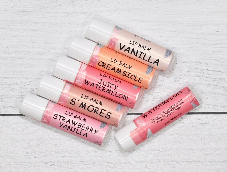 Kids Chapstick, Watermelon Lip Balm, S'mores Lip Balm, Organic Lip Balm ...