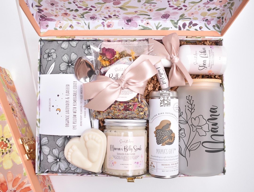 Postpartum Gift Box, New Mom Care Package, New Mom Gift Basket ...
