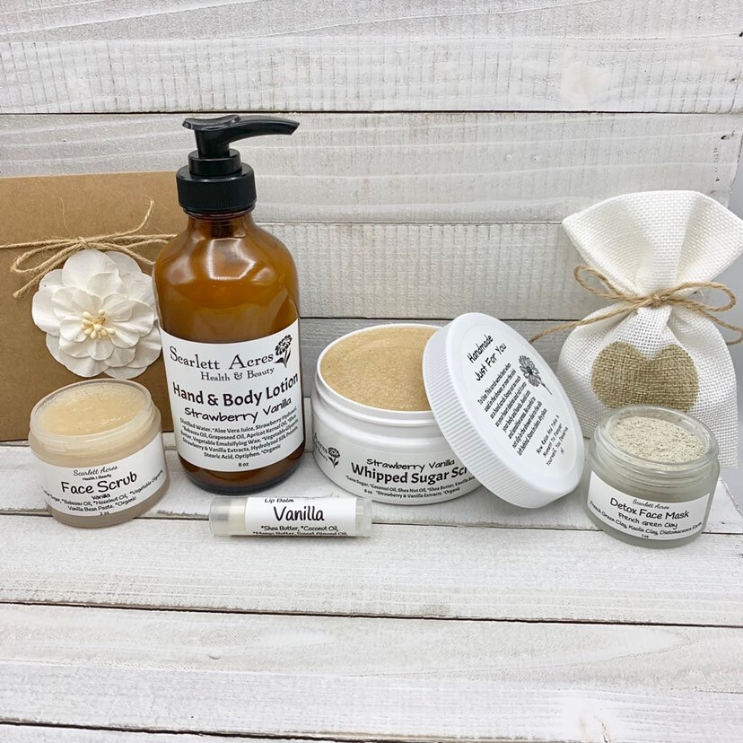 Skin Care Gift Box, Thank You Gift Box, Best Friend Gift Box, Organic ...