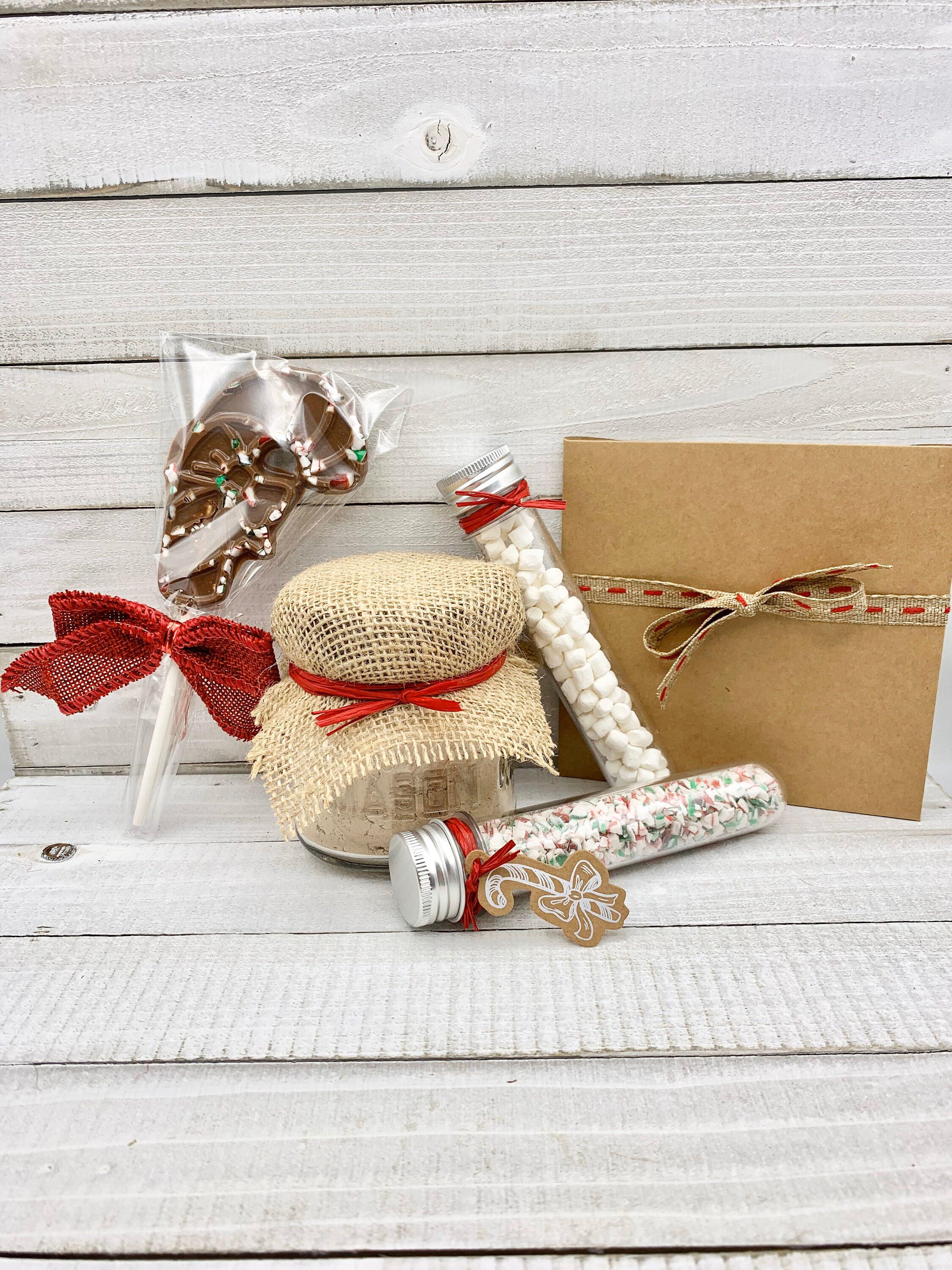 Peppermint Mocha Gift Set, Christmas Gift Basket, Christmas Gift Box ...