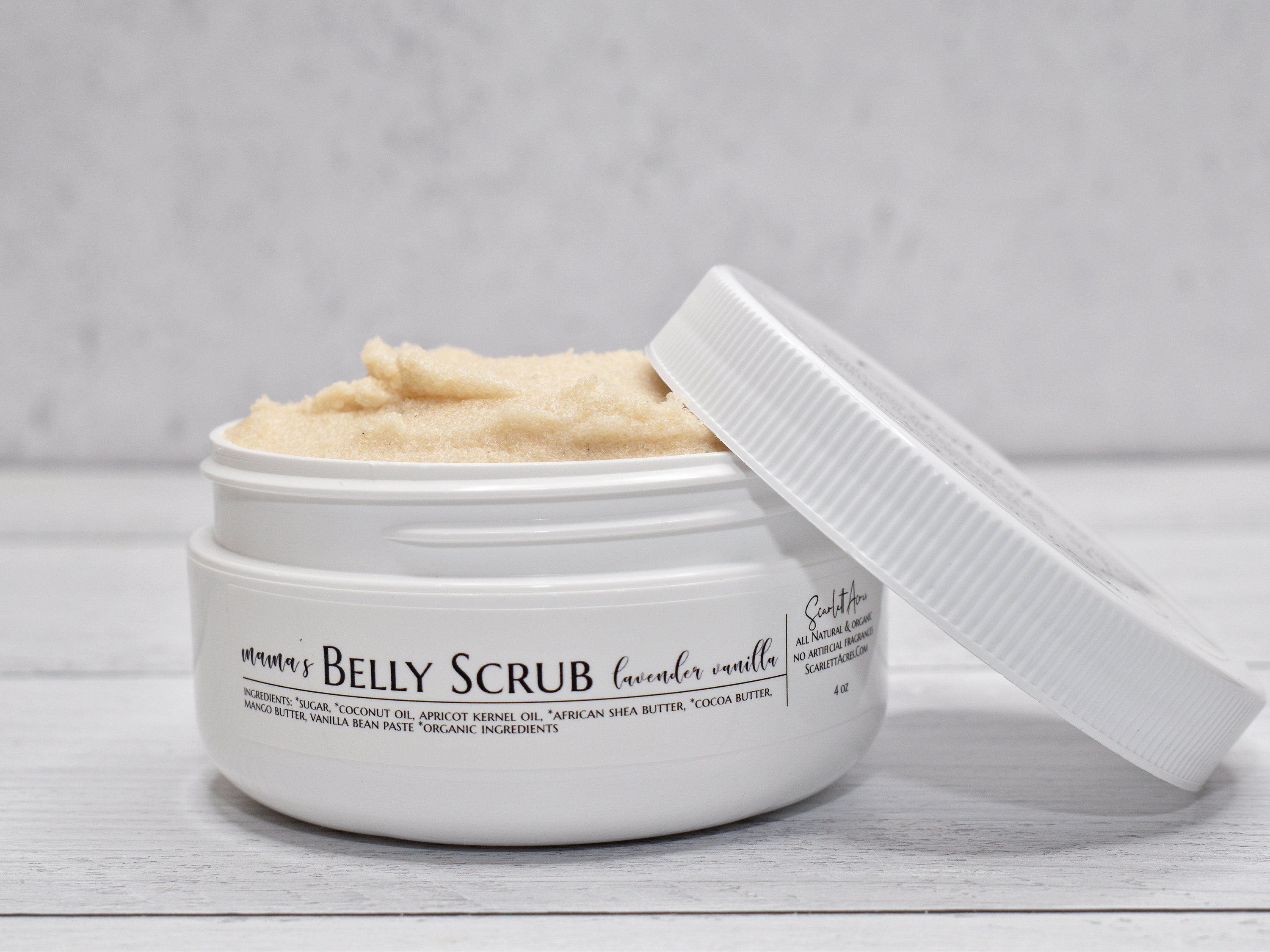 Triple Butter Belly Scrub, Mamas Belly Scrub, Cocoa Butter Scrub ...