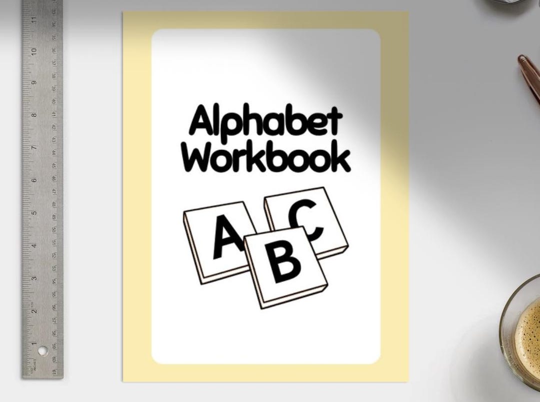 Colorful Alphabet Printable Book - Etsy