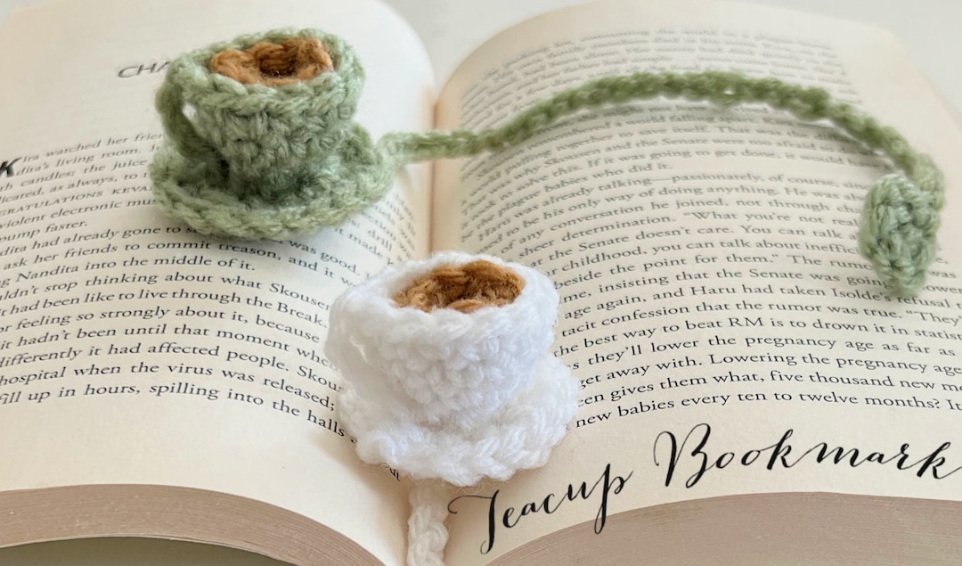 PATTERN ONLY*** Teacup Bookmark - Etsy