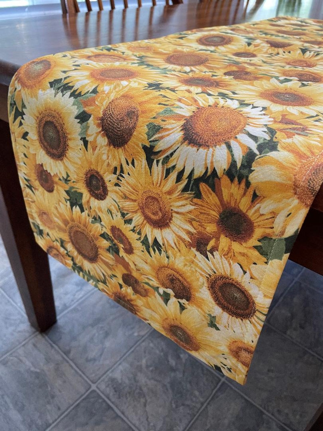 Bright and Cheerful Sunflower Table Runners, Sold in Various Sizes. - Etsy