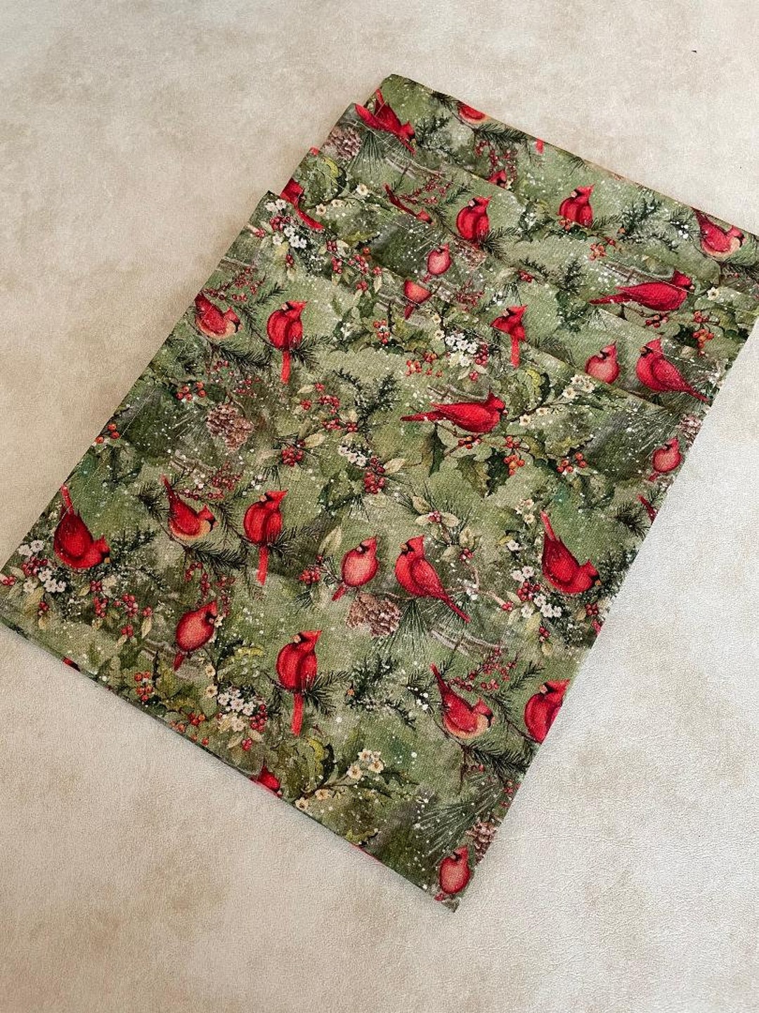 Red Cardinals Frolicking in the Snow Napkins, Sold in Sets of Four - Etsy