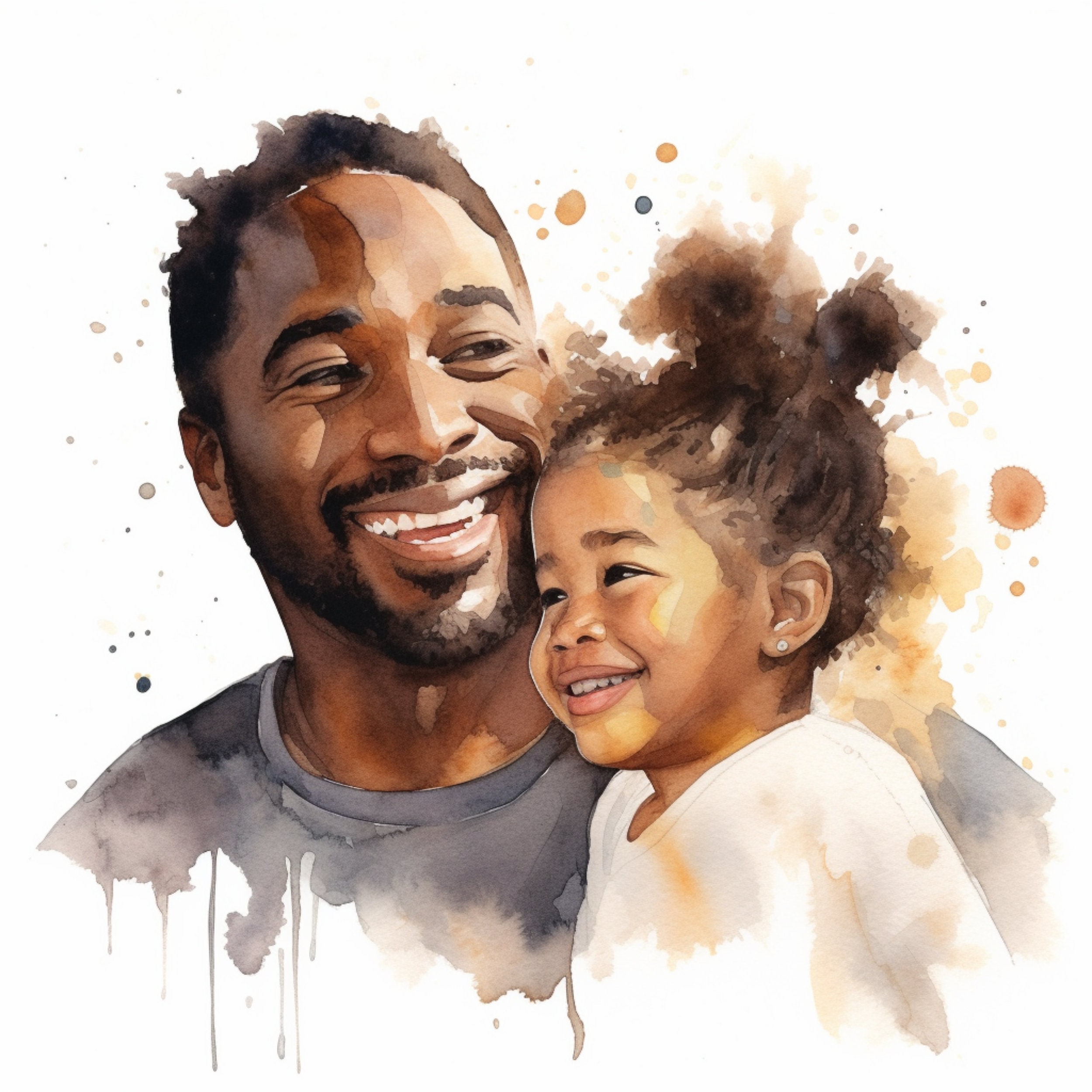 1515 PNG Clipart No/white Background African American Father - Etsy