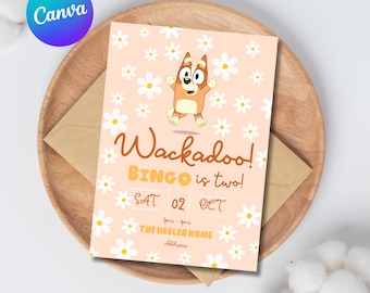 Bingo Birthday Invitation - Etsy