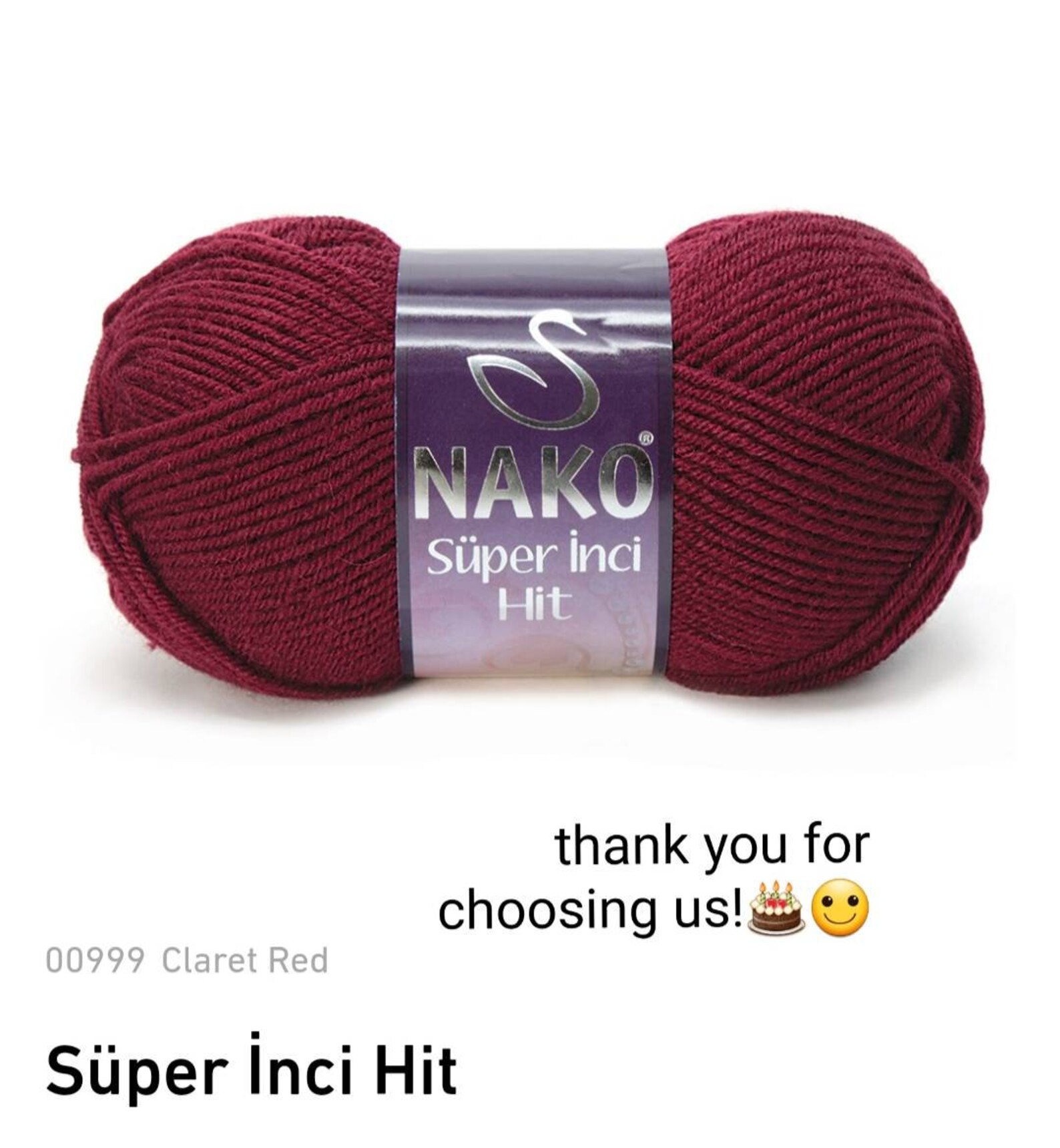 NAKO Super Inci Hit Woolacrylic Soft Knitting Crocheting Antipilling ...