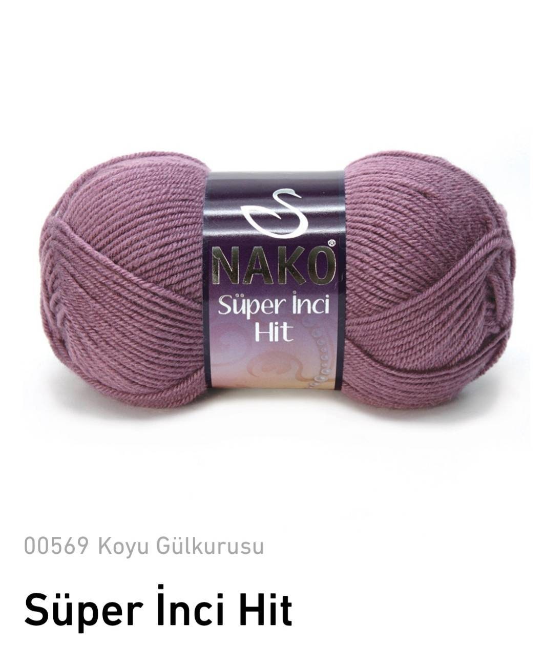 NAKO Super Inci Hit Woolacrylic Soft Knitting Crocheting Antipilling ...