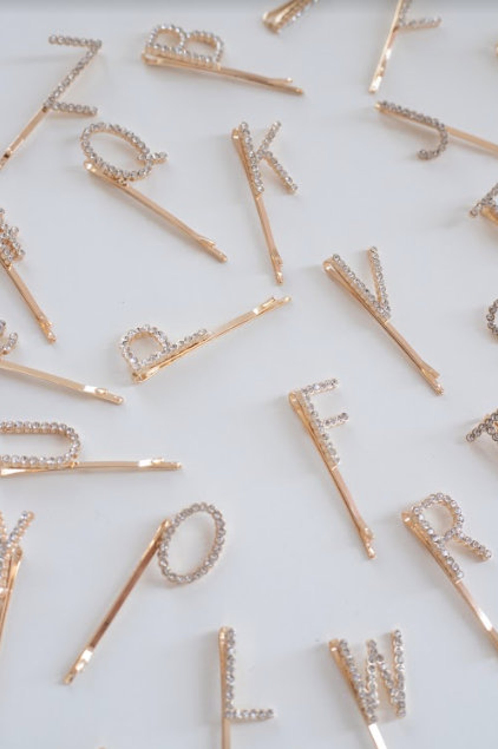 Letter Hair Pins Gold Personalized Gift Natalie Anne X KELA | Etsy