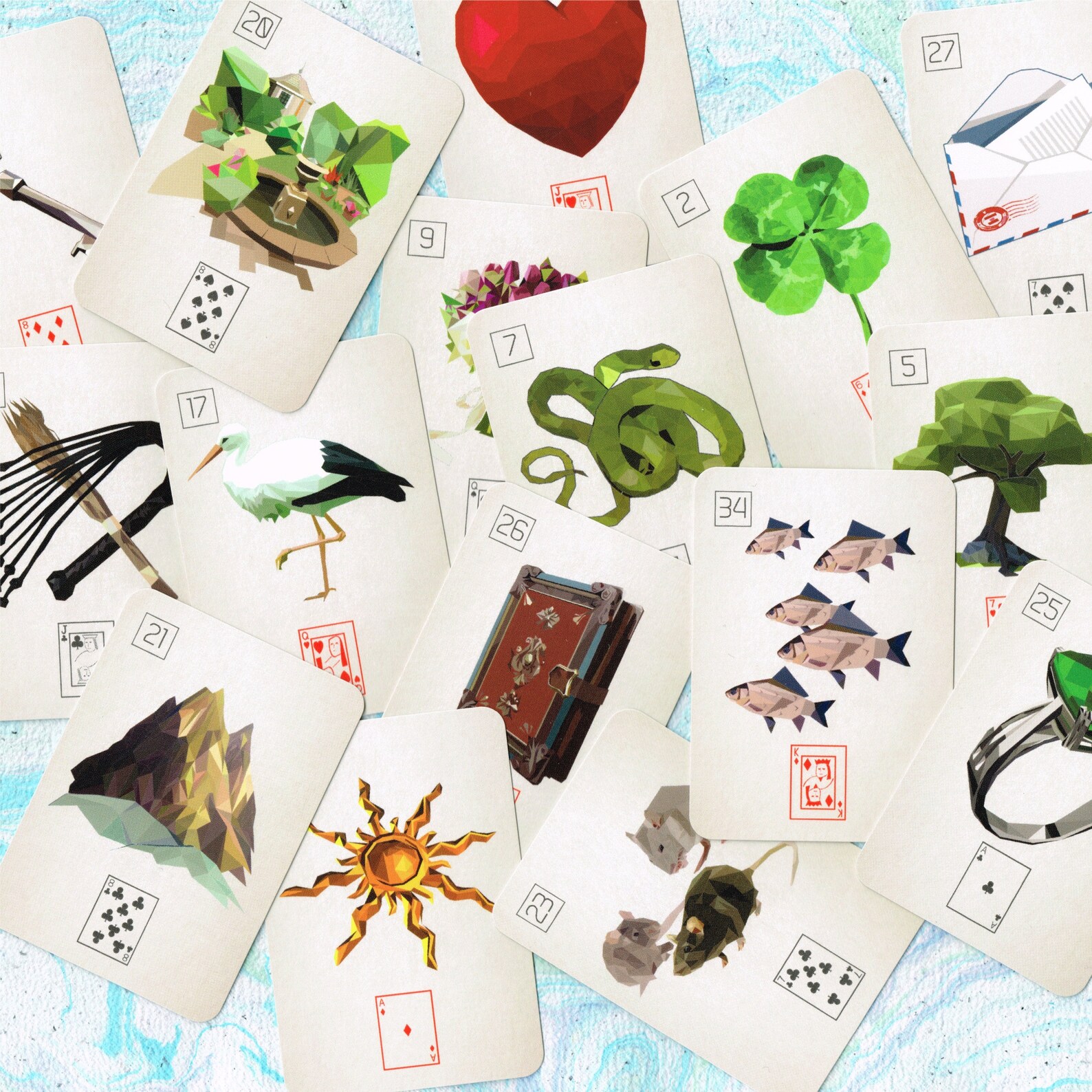 Mini Living Symbols Lenormand genderqueer and - Etsy Australia