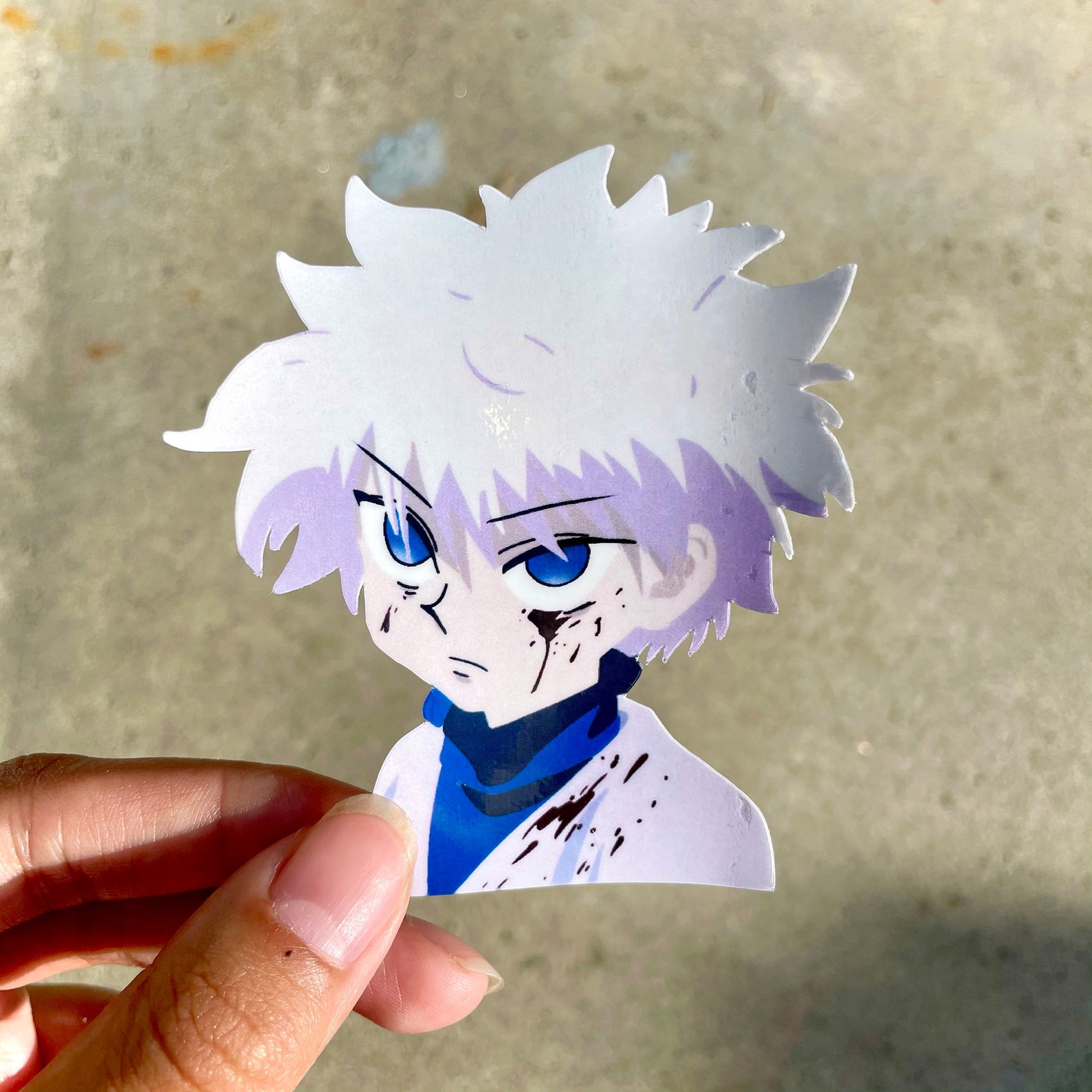 Killua Sticker | Etsy