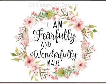 Fearfully and Wonderfully Made | Etsy