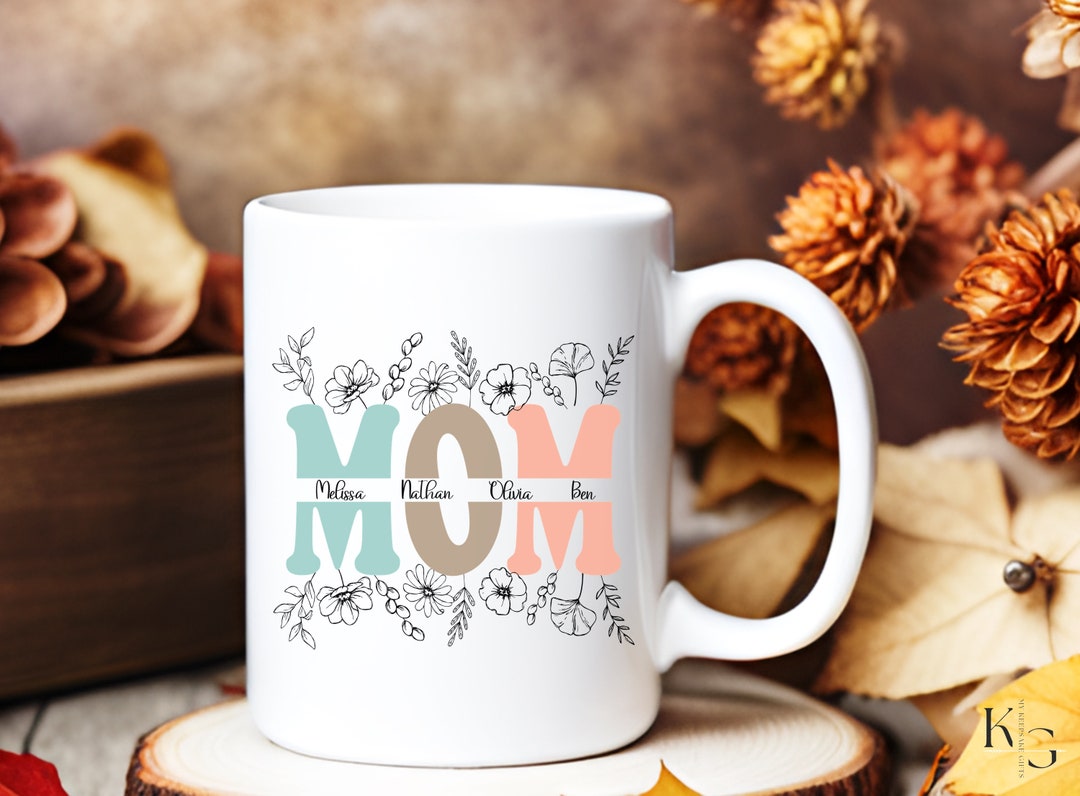 Personalized Mom Coffee Mug Mom T For Holidays And Etsy