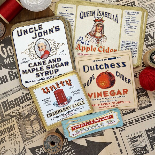Vintage Food Label - Etsy
