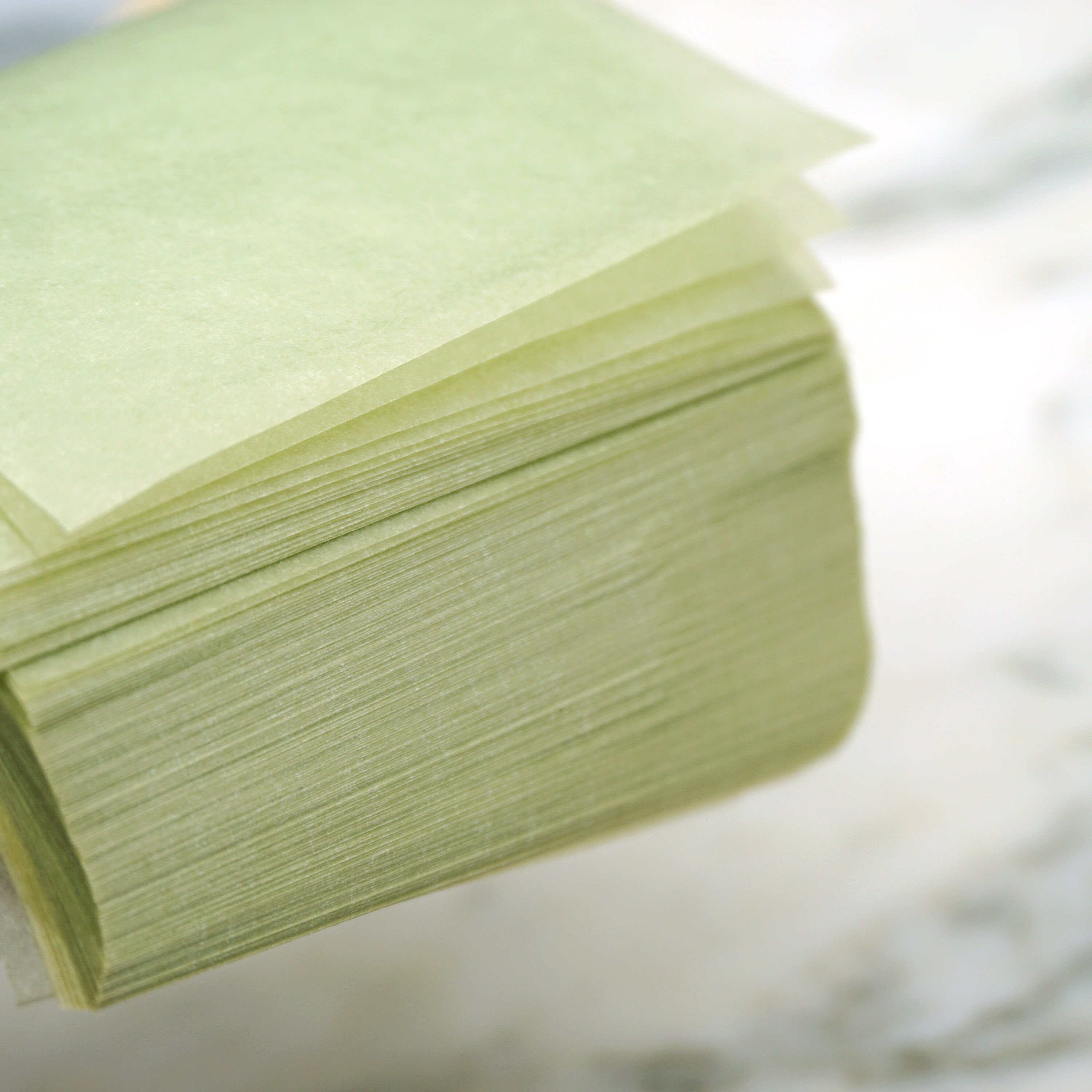 Vintage Green Glassine Paper Sheets Set of 10 Invitation Insert ...