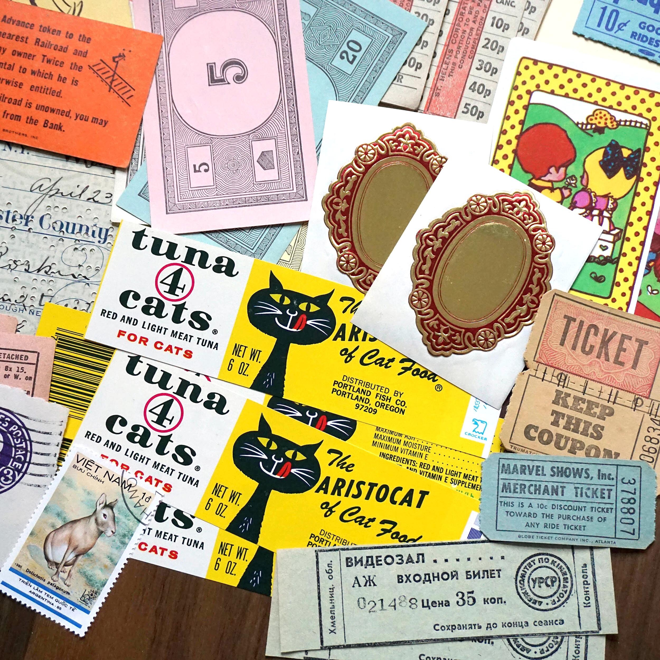 Vintage Ephemera Surprise Pack Set of 30 Mystery Ephemera - Etsy