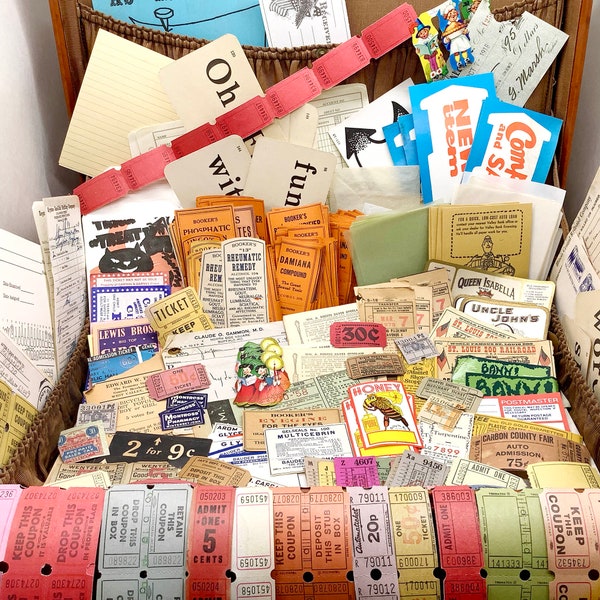Ephemera Packs - Etsy