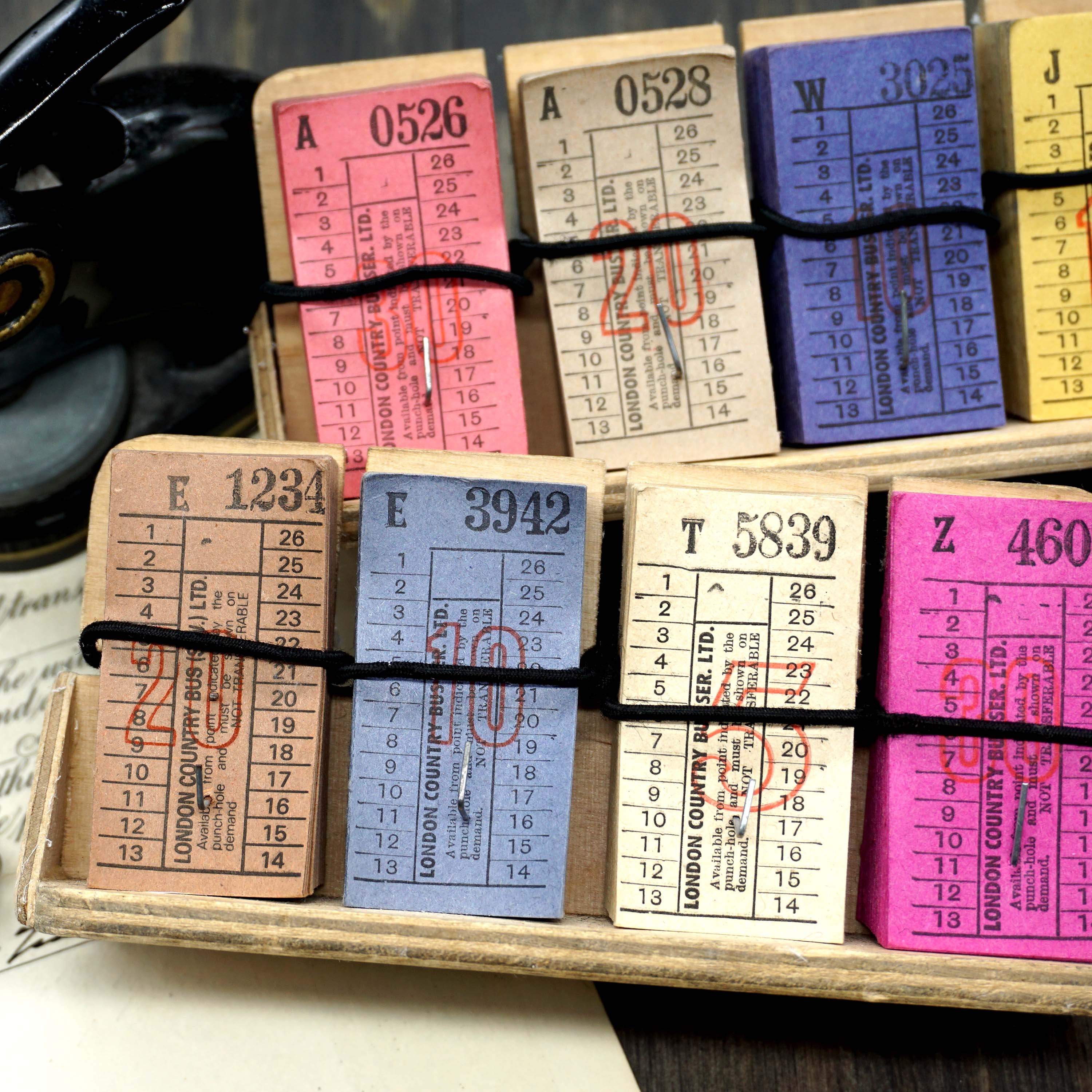 Vintage London UK Bus Tickets 1970s England Travel Ephemera - Etsy