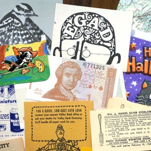 Vintage Ephemera Surprise Pack Set of 30 Mystery Ephemera - Etsy