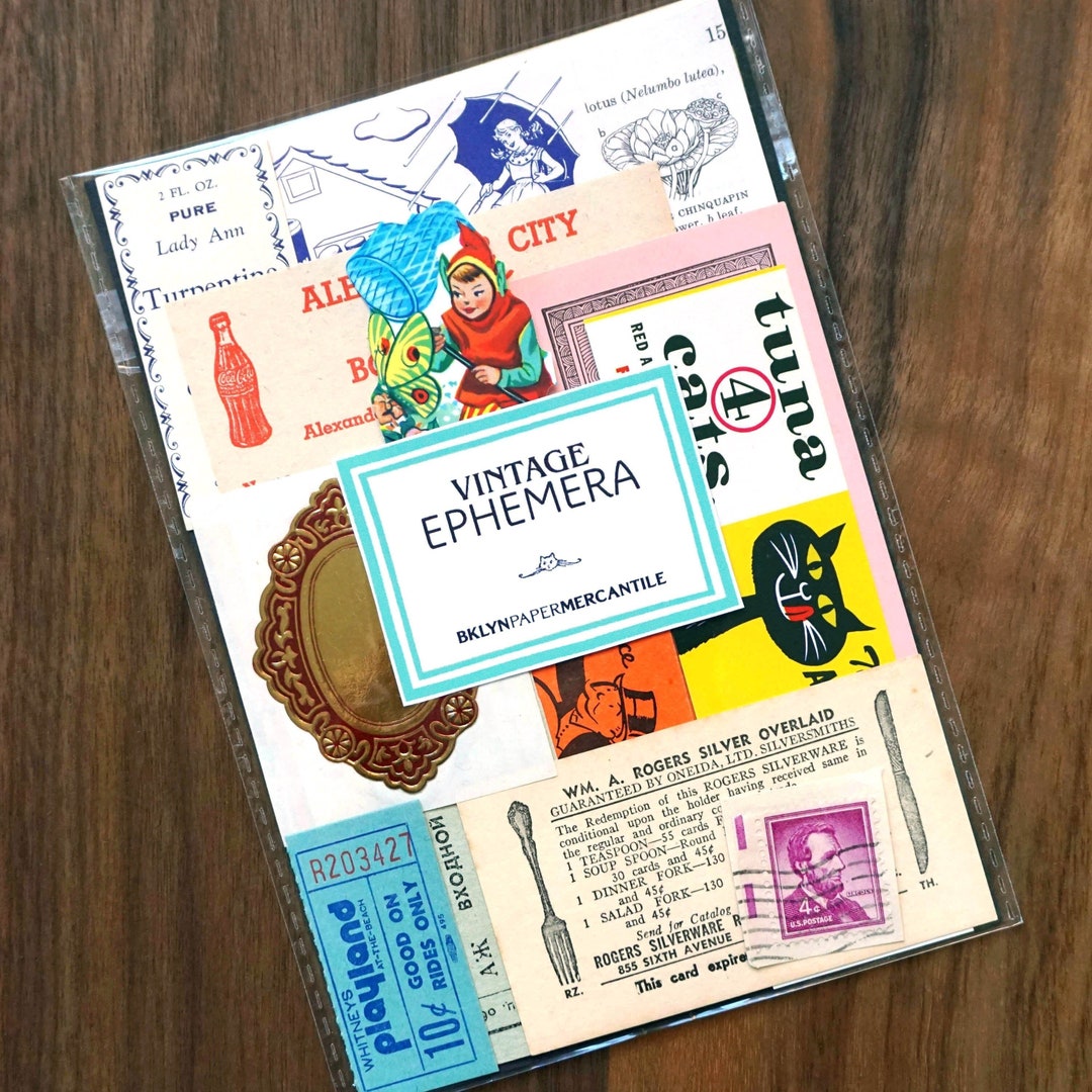 Vintage Ephemera Surprise Pack Set of 30 Mystery Ephemera - Etsy