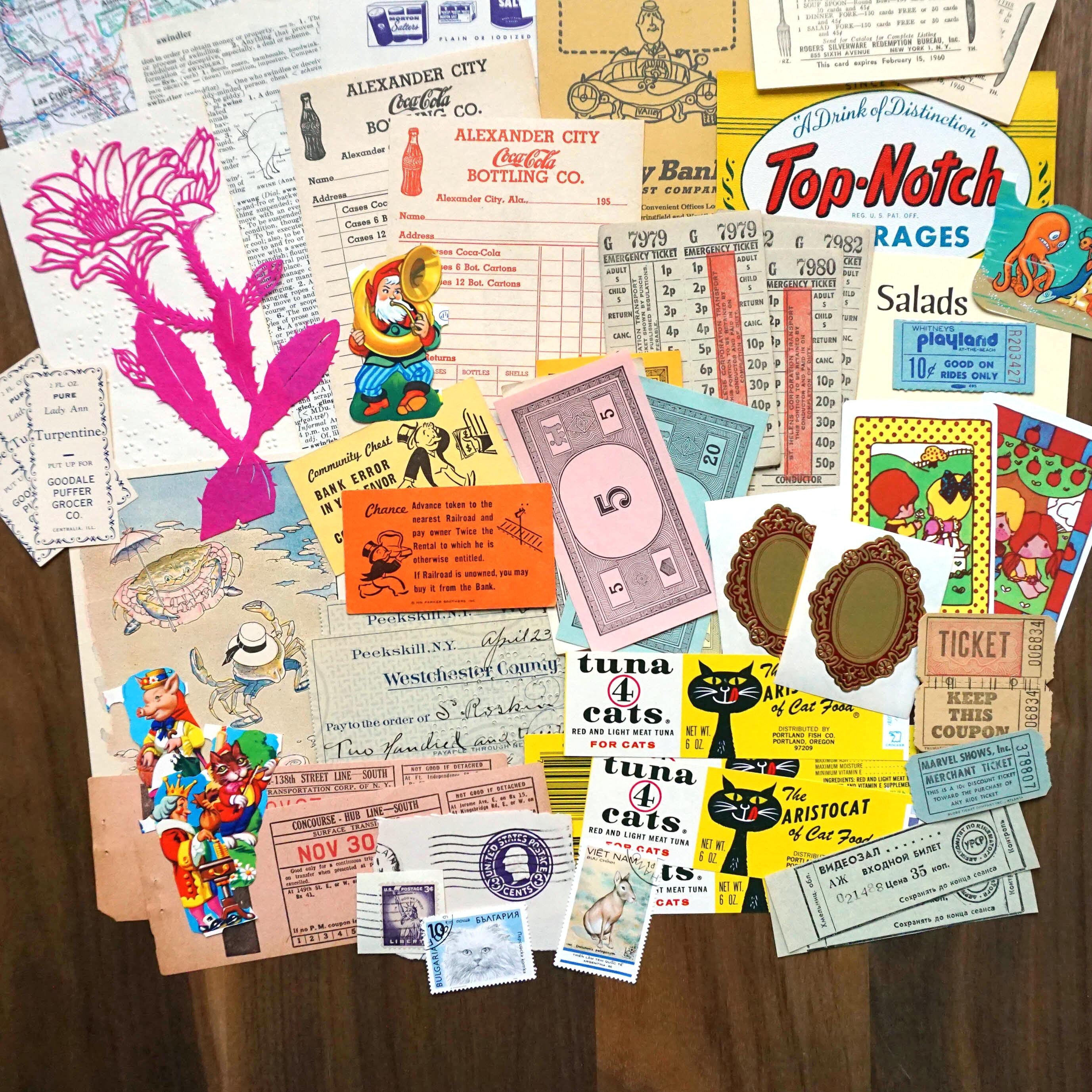 Vintage Ephemera Surprise Pack Set of 30 Mystery Ephemera - Etsy
