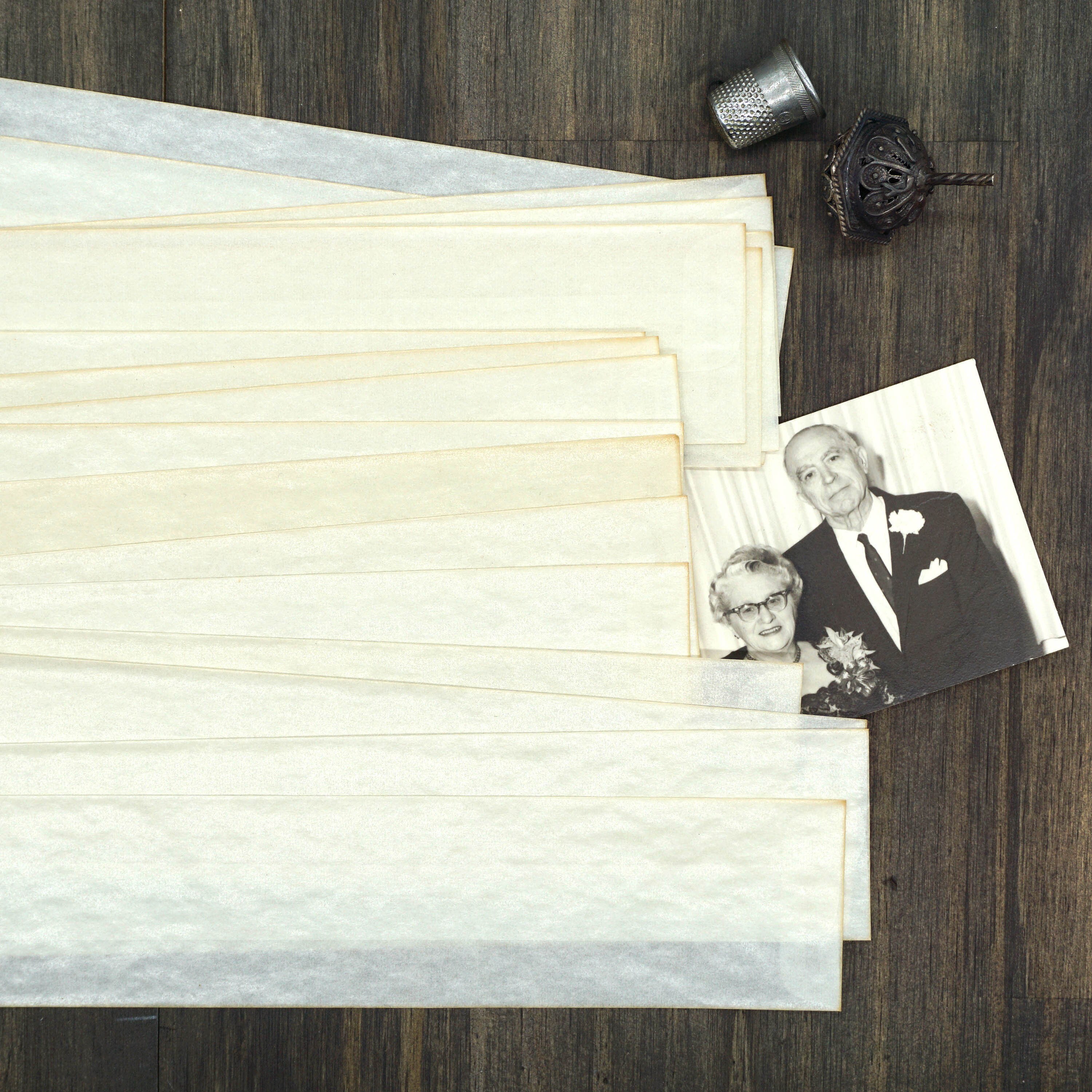 Vintage Glassine Negative Sleeves - Set of 10 | Journal Pocket | Long ...
