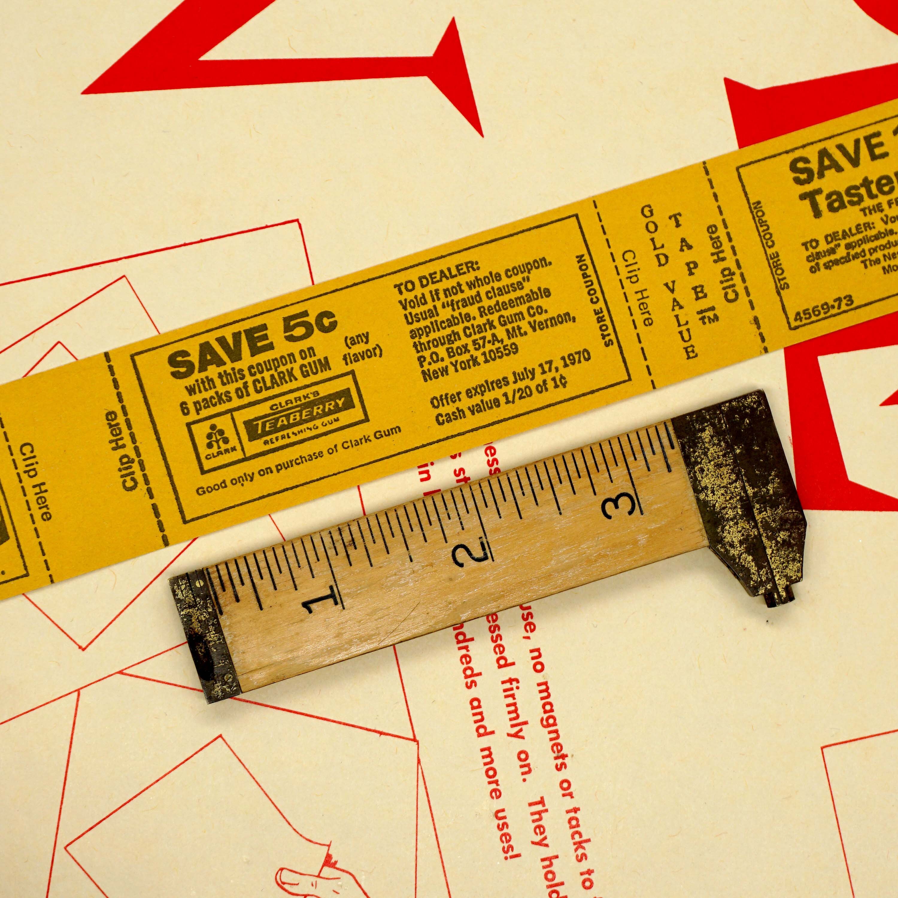 Vintage Cash Register Roll Coupons 1970s Set of 8 Retro Coupons Paper ...