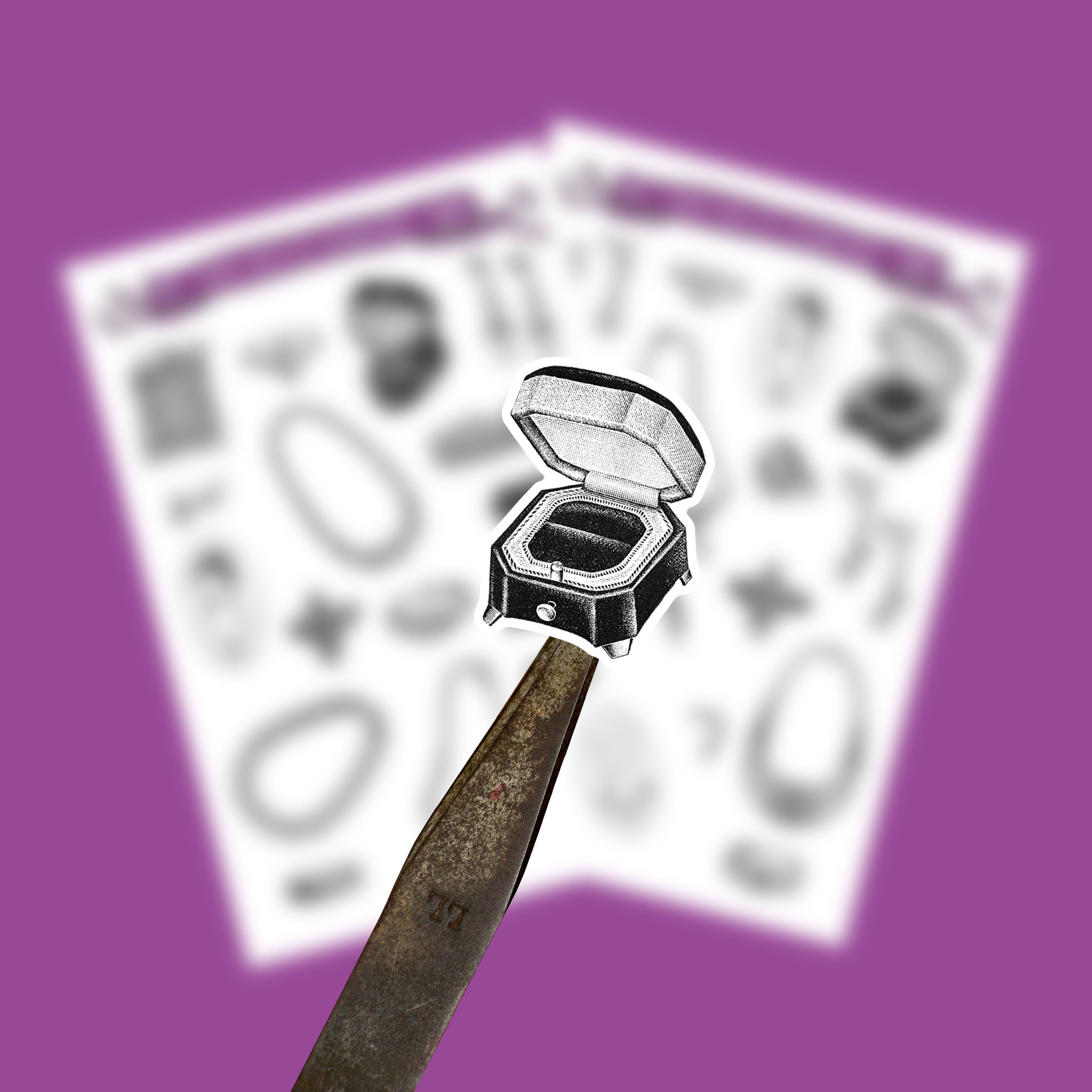 Jewelry Stickers Set of 35 Art Deco Flapper Necklaces Rings Vintage ...