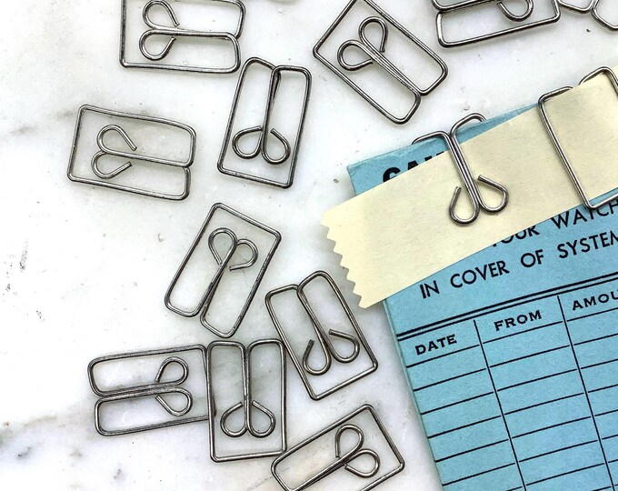 Vintage Owl Paper Clips - Set of 20 | Owl Metal Clips | Retro Metal ...