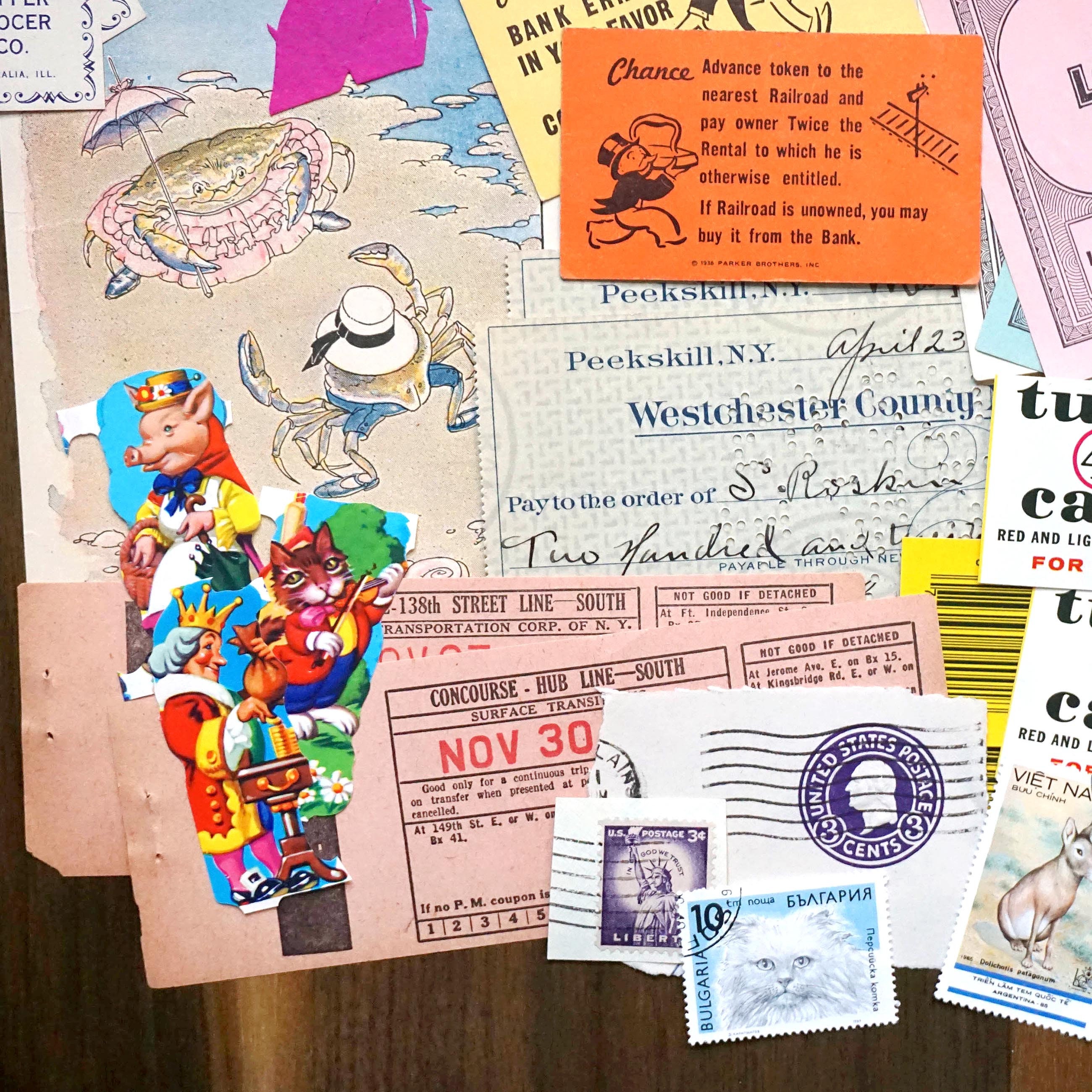 Vintage Ephemera Surprise Pack Set of 30 Mystery Ephemera - Etsy