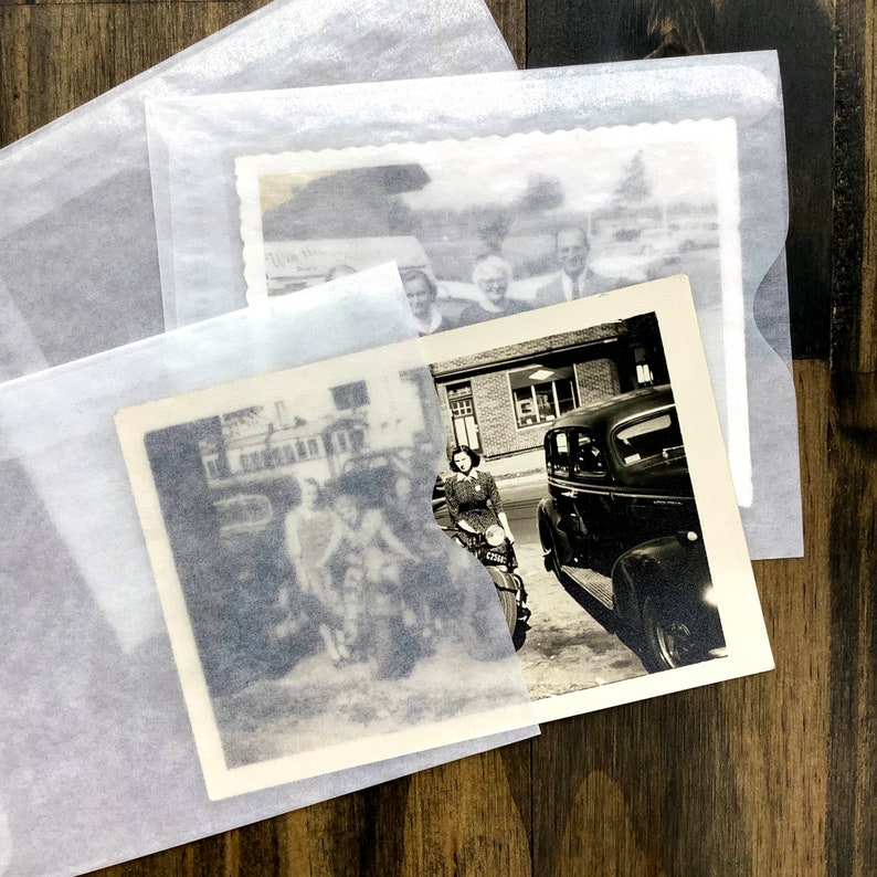 Vintage Glassine Envelopes | Set of 10 Glassine Negative Sleeves ...