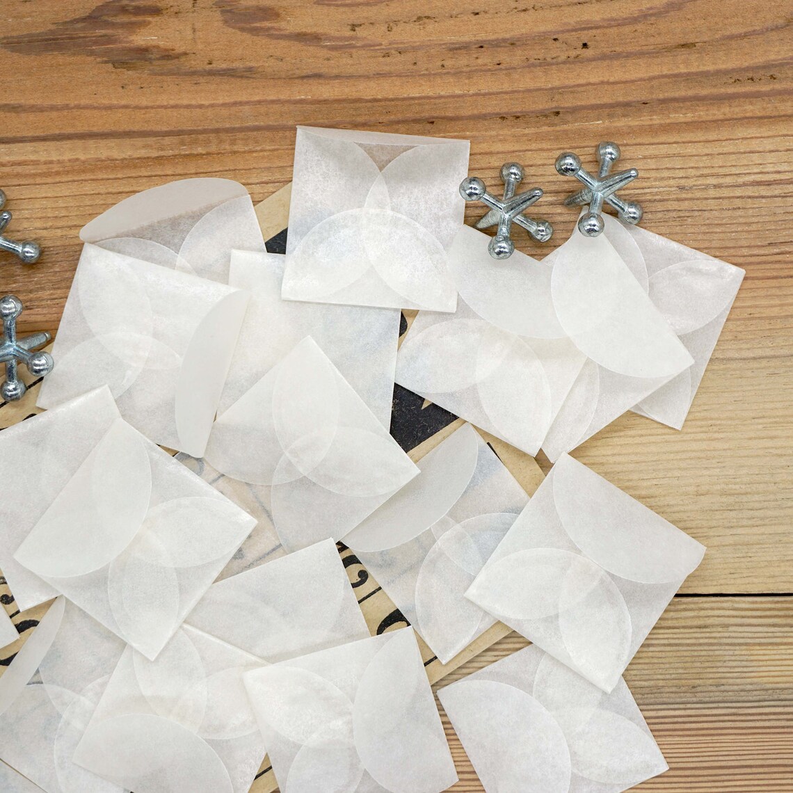 Vintage Tiny Glassine Envelopes Set of 10 Handmade Translucent ...