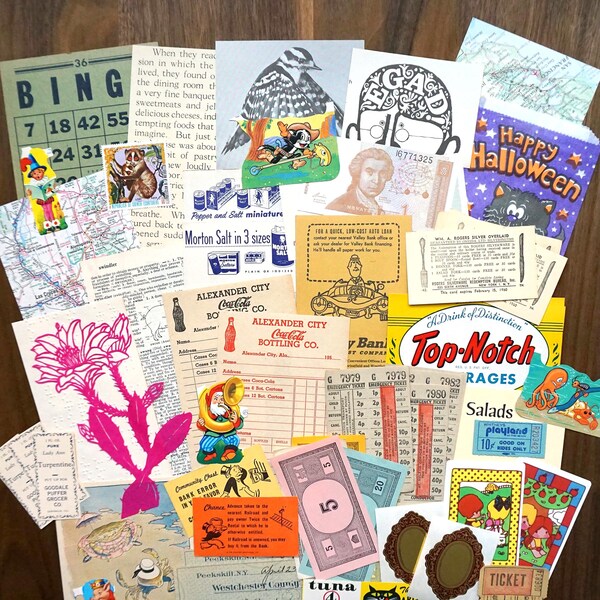 Ephemera Packs - Etsy