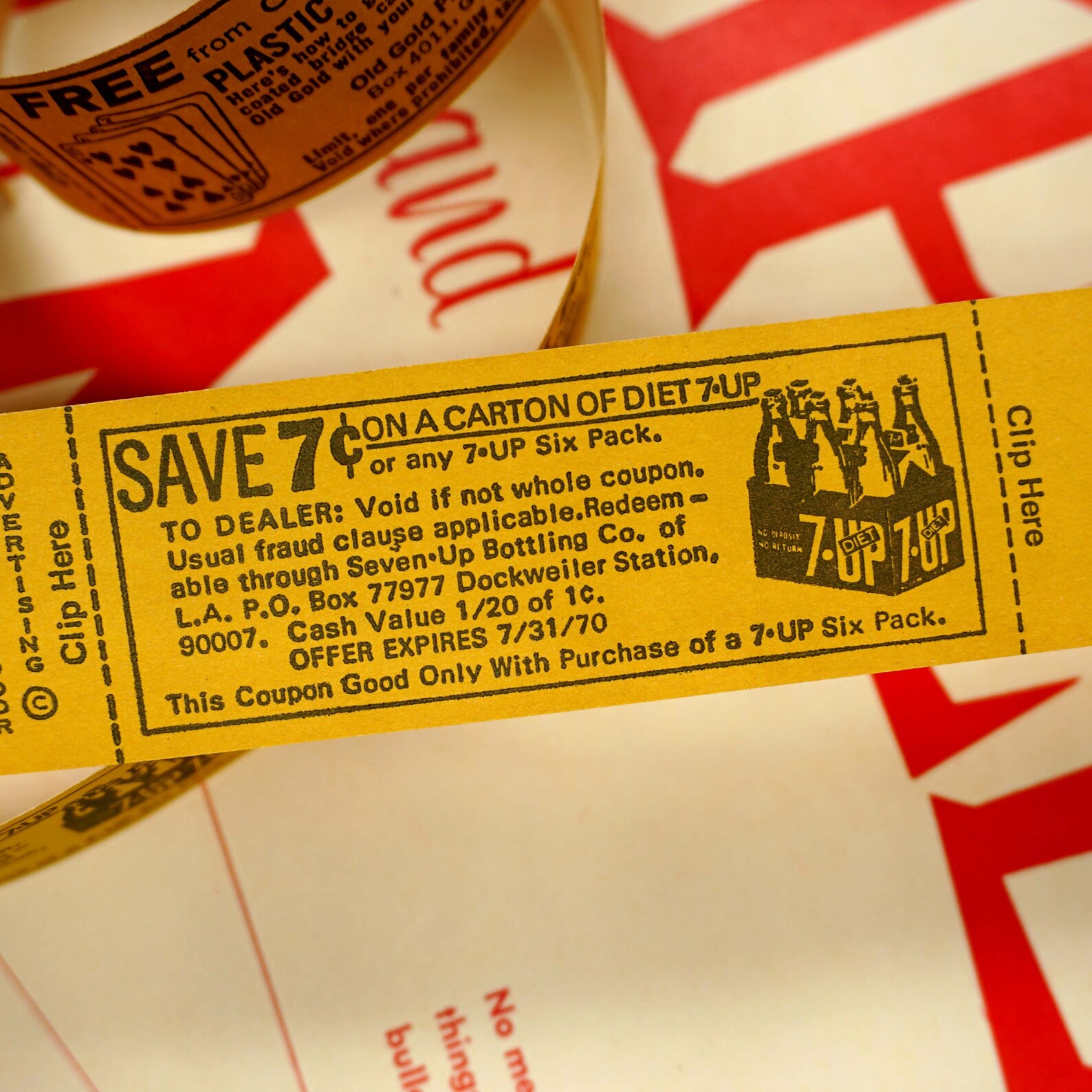 Vintage Cash Register Roll Coupons 1970s Set of 8 Retro Coupons Paper ...